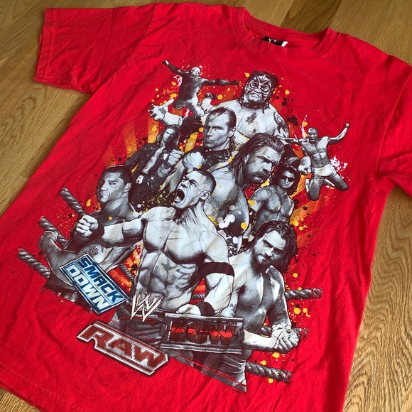 WWE | Shirts | Wwe Hybrid Smackdown Raw Ecw Official Tshirt | Poshmark